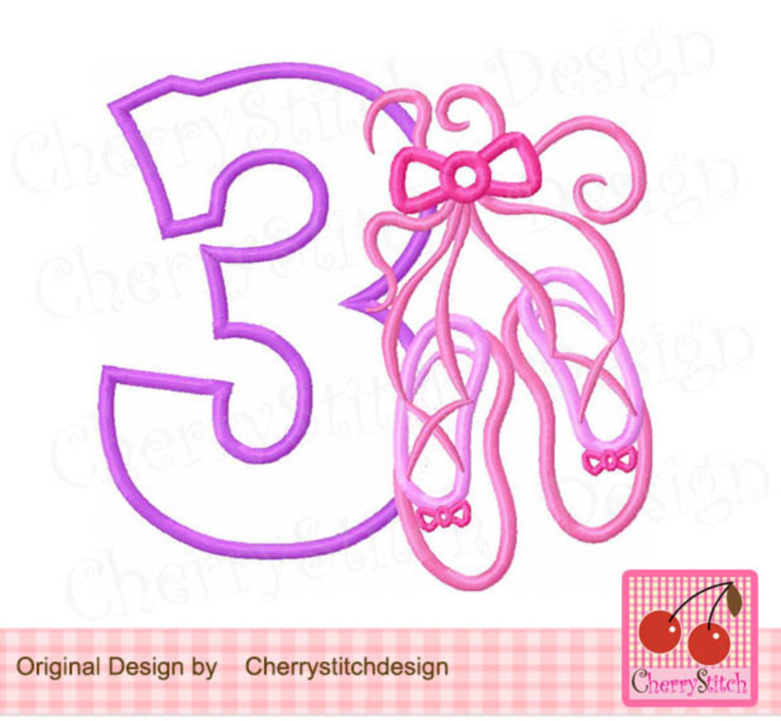 Zapatos de ballet número 3 diseño de bordado de zapatos de - Etsy México