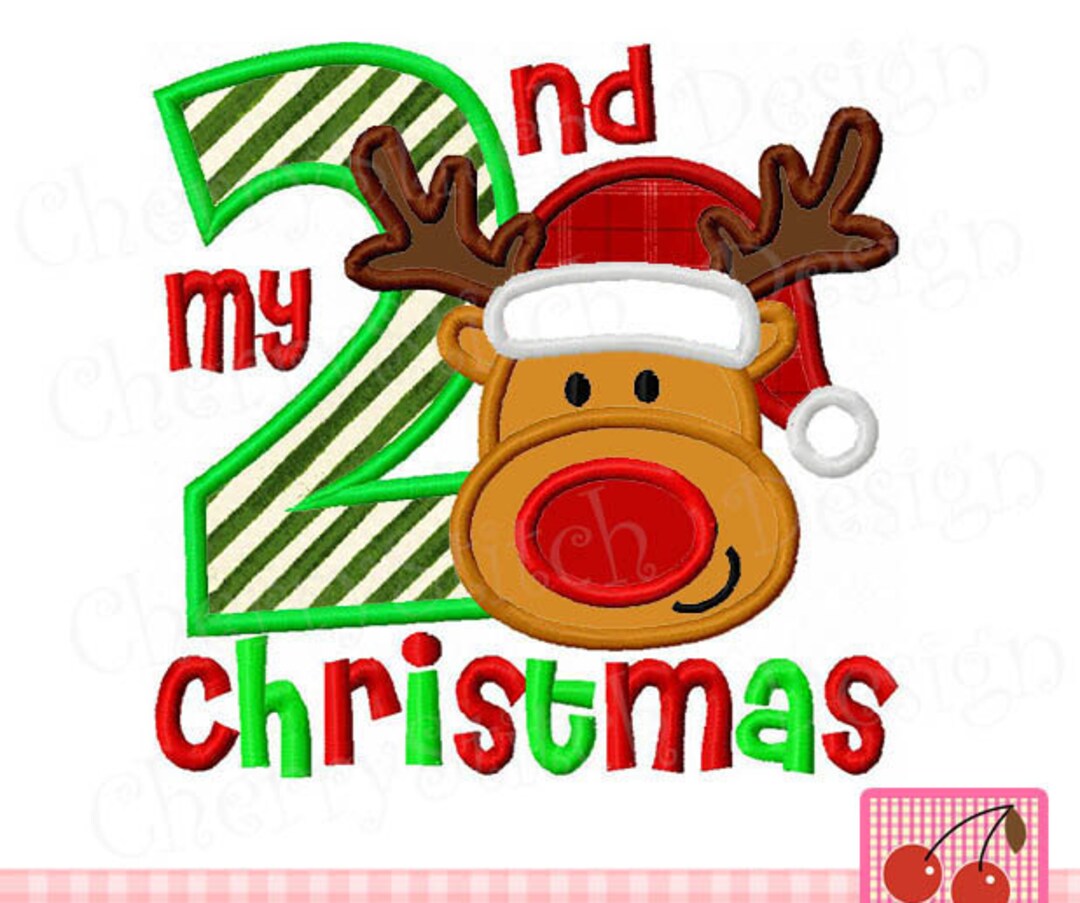 Christmas Reindeer Embroidery Design: My 2nd Christmas Applique ...
