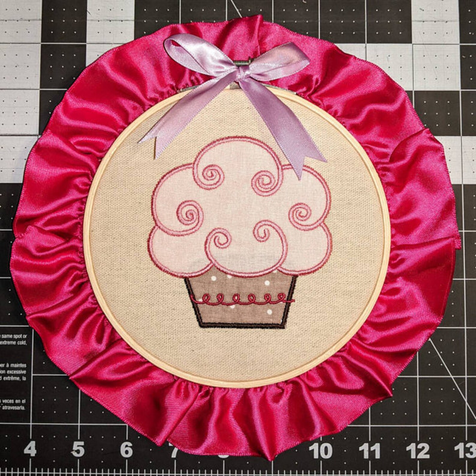Embroidery Design Cupcake Machine Embroidery Applique - Etsy