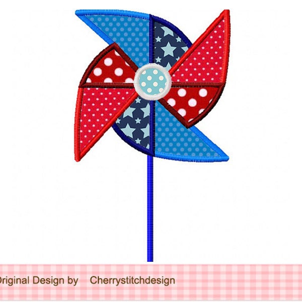 Pinwheel Applique - Etsy