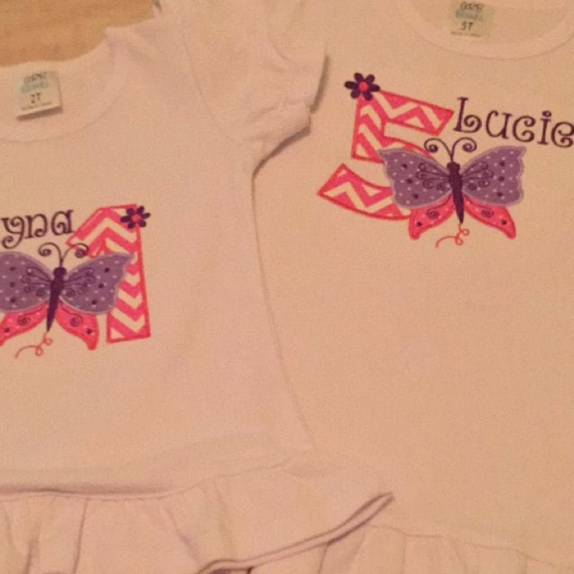 Butterfly Numbers Birthday Numbers 1-9 Set Machine Embroidery - Etsy