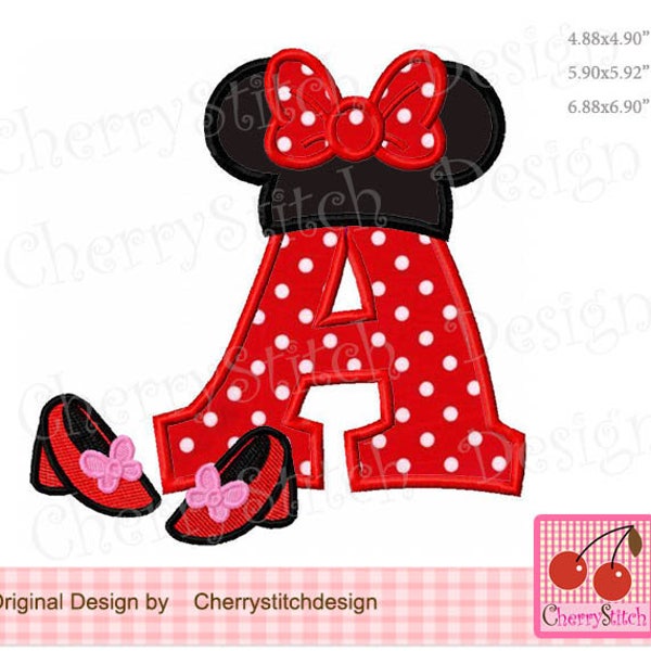 Minnie Monogram - Etsy