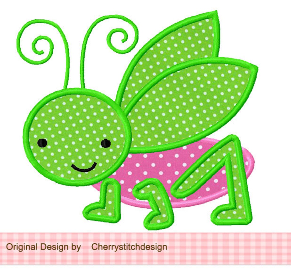 Whimsical Grasshopper Applique Patch - DIY Sewing Supplies - Etsy