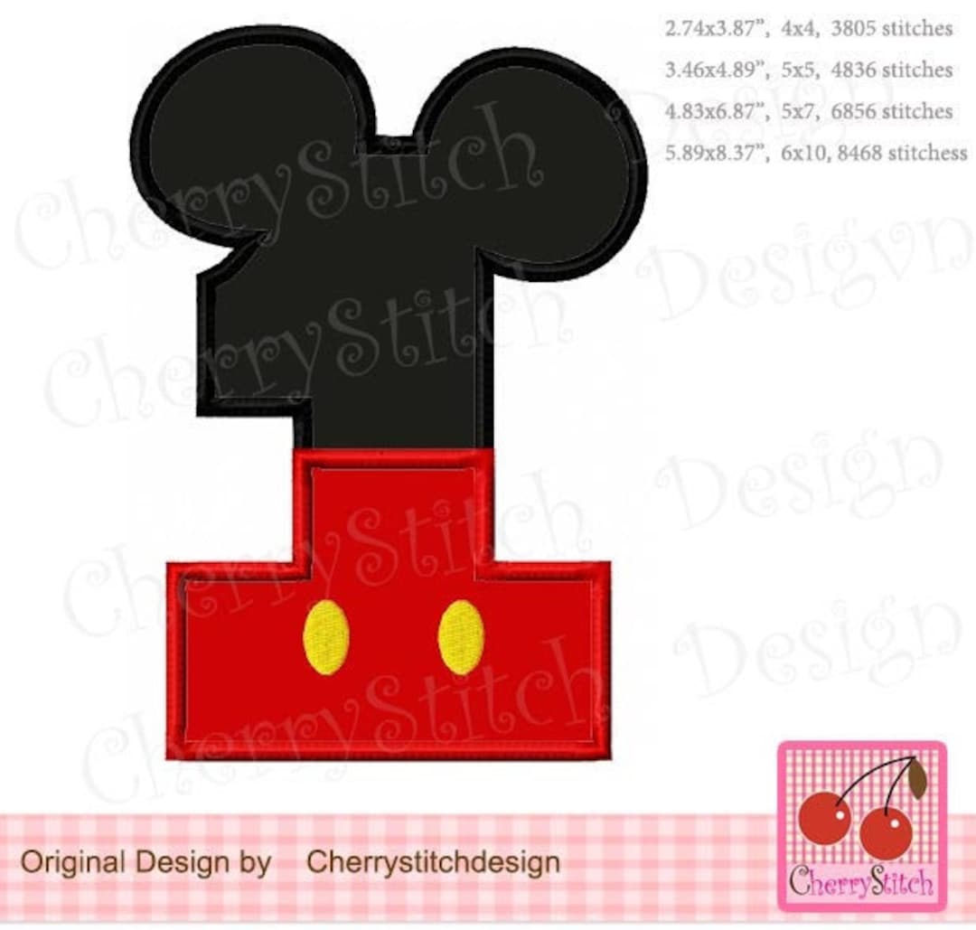 Number 1 Mouse Ears Number 1 Mickey Number 1 Birthday Machine ...