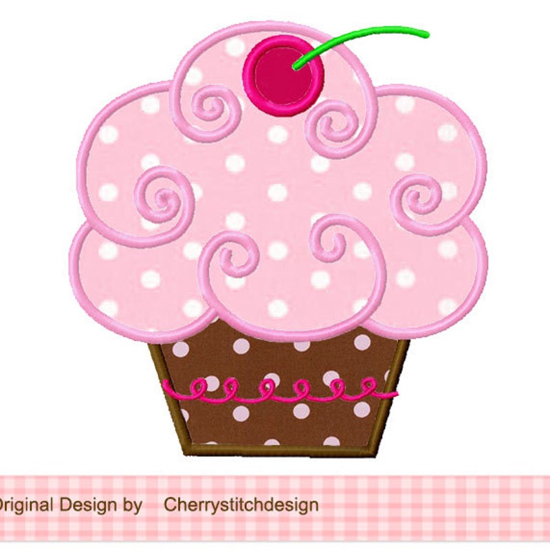 Cupcake Applique - Etsy