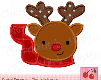 Reindeer Face Patch. KIDS SIZE Custom Made - Etsy