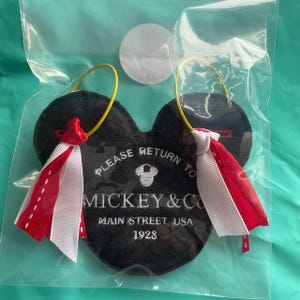 Adorable Mickey Mouse Ears Stroller Tag - DIY Machine Applique - Etsy