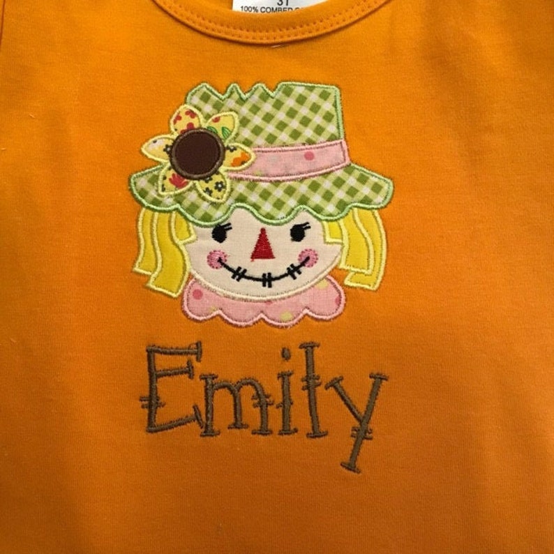 Scarecrow Machine Embroidery Applique Designs 4x4 5x5 | Etsy