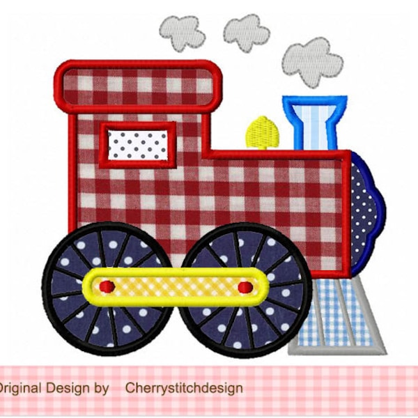 Applique Train - Etsy