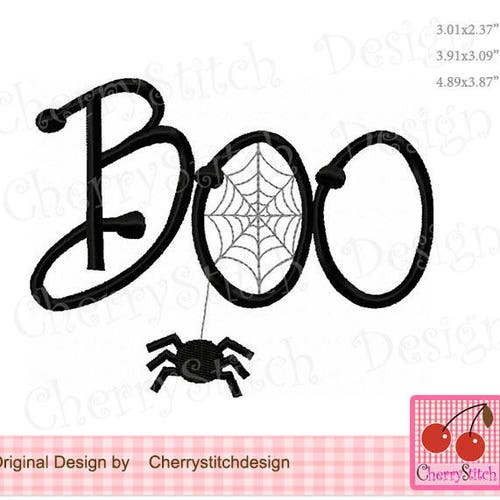 GIRLY BOO Applique 4x4 5x7 6x10 Machine Embroidery Design - Etsy