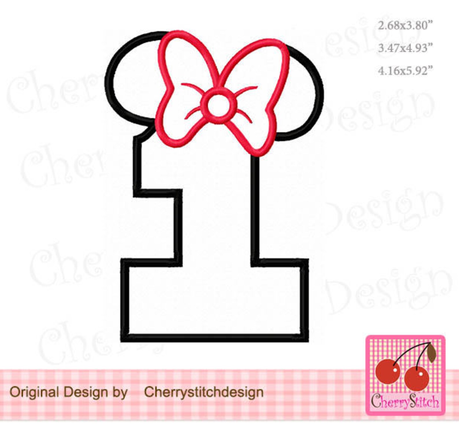 Number 1 Mouse Ears Number 1 Minnie Number 1 Birthday Machine - Etsy