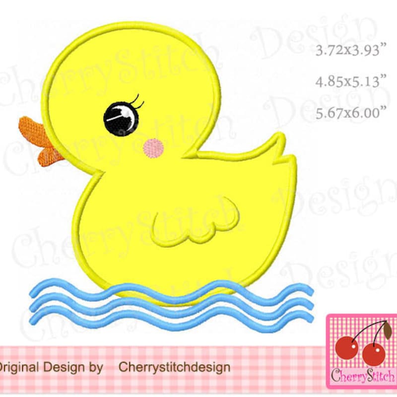 Duck Applique - Etsy