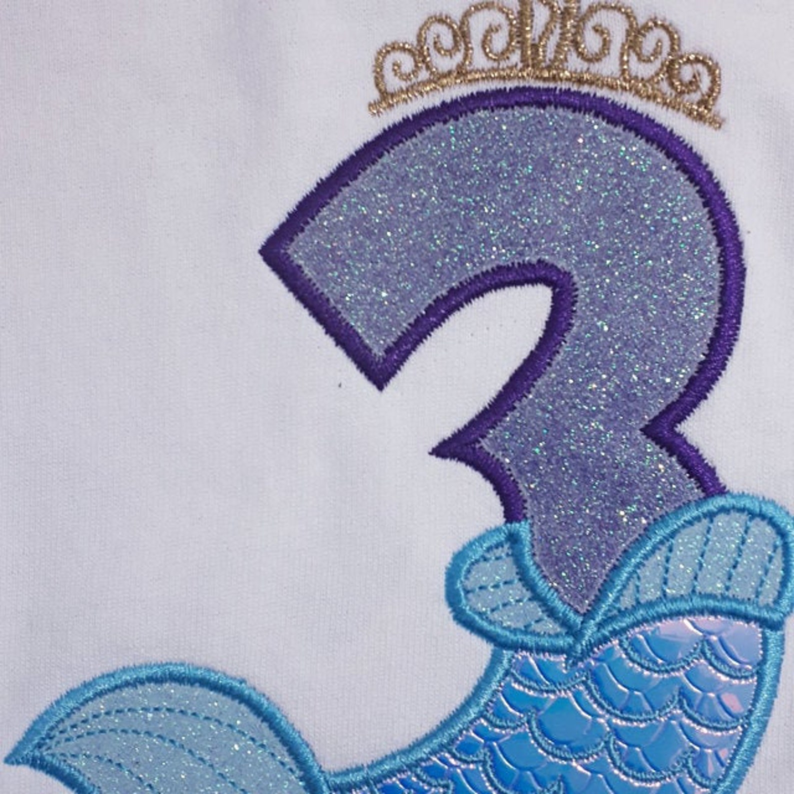 Mermaid Tail Numbers mermaid Numbers Birthday Numbers - Etsy