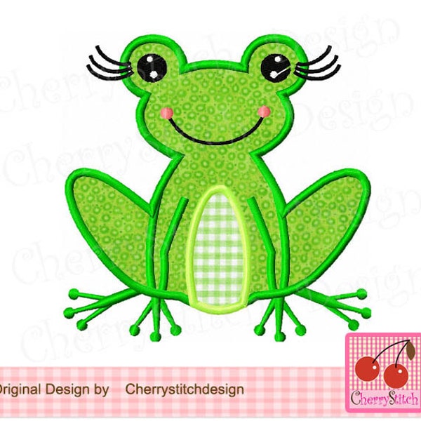 Frog Applique - Etsy