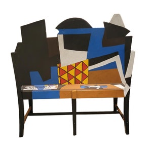 Picasso "the Three Musicians" Bench by Artist Todd Fendos - Etsy