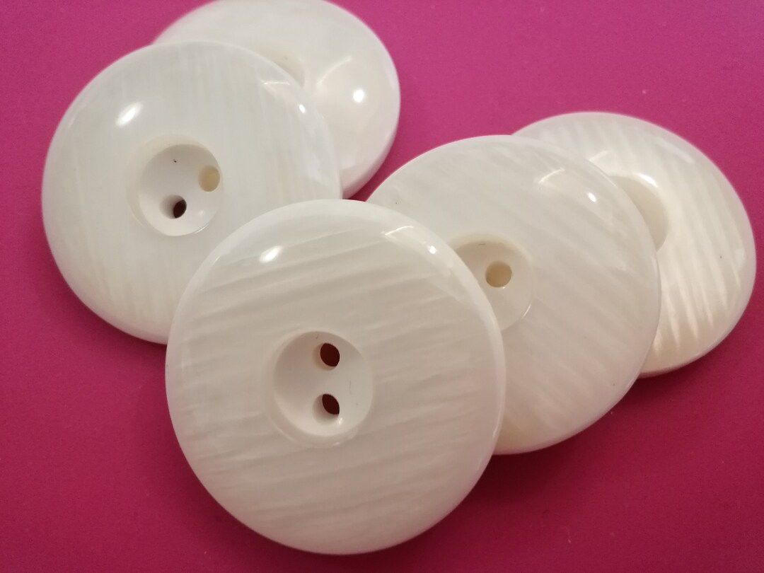 25mm Jelly Ivory Button Acrylic Ivory Button Big Round Ivory - Etsy New ...