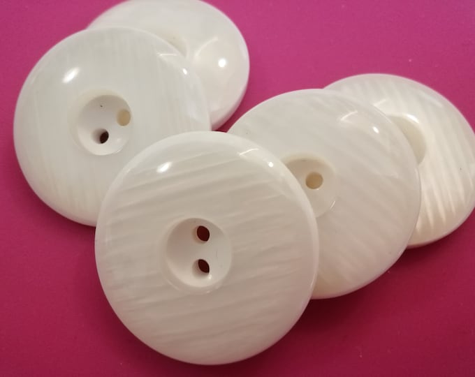 25mm Jelly Ivory Button Acrylic Ivory Button Big Round Ivory Button 2 ...