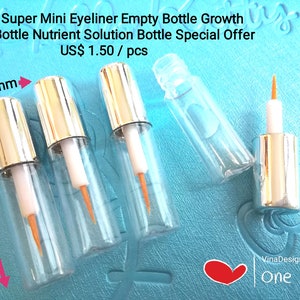 1.2ml Mini Eyeliner Empty Bottle Eyelash Growth Bottle Nutrient ...