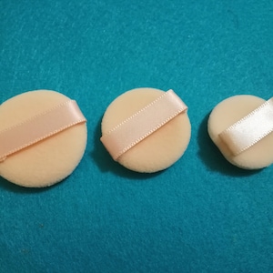 2 Pcs Super Mini 30mm/35mm/40mm Powder Puff Powder Puff 3cm Dry Powder ...
