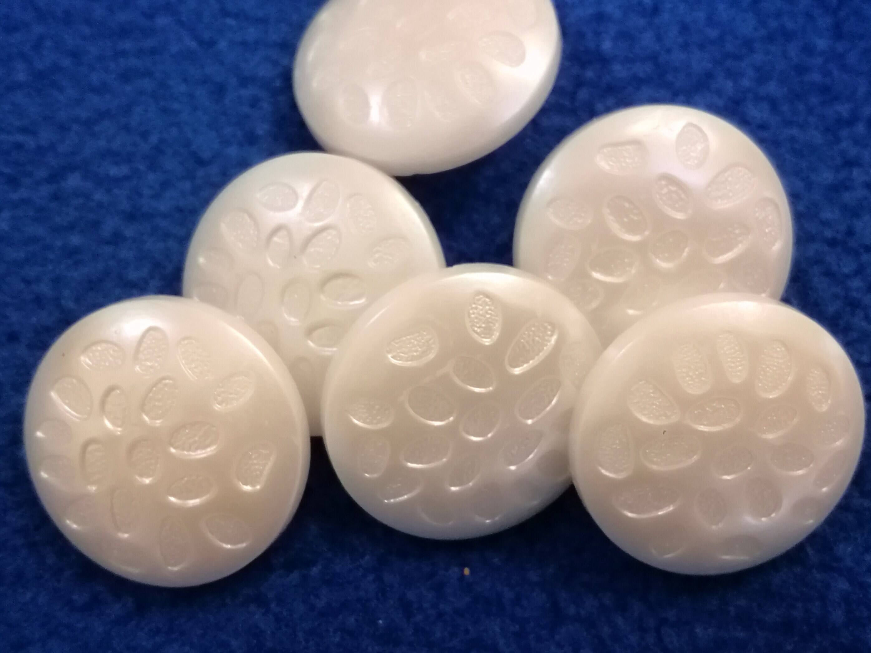 22mm White Button Plastic White Button Round White Button | Etsy