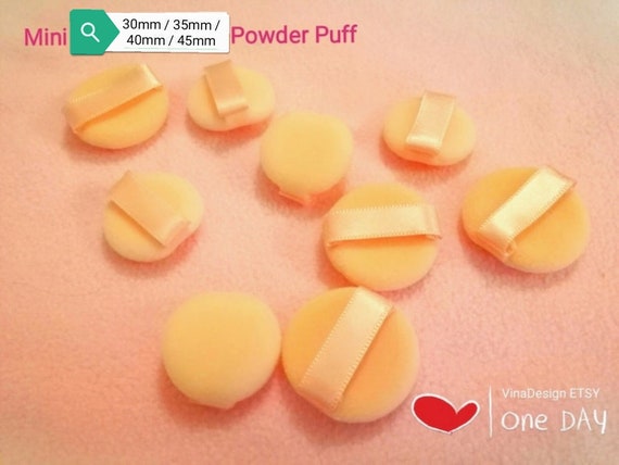 2 Pcs Super Mini 30mm/35mm/40mm Powder Puff Powder Puff 3cm | Etsy