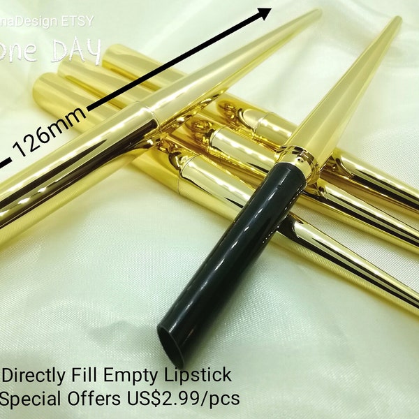 Gold Lipstick - Etsy