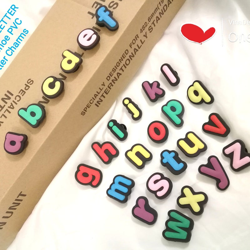 Croc Letters Charms - Etsy