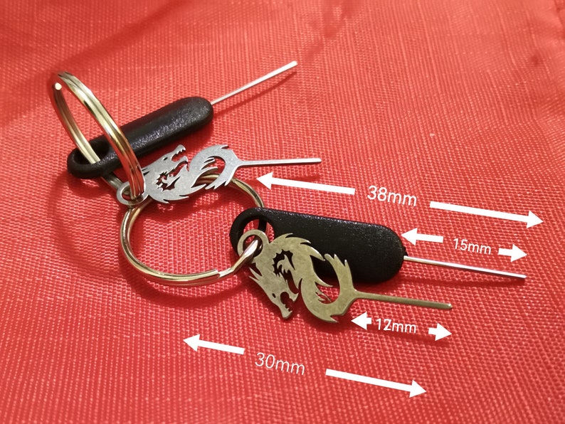Dragon Shape Stainless Steel Hard and Super Long Sim Card - Etsy
