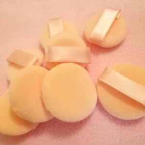 2 Pcs Super Mini 30mm/35mm/40mm Powder Puff Powder Puff 3cm Dry Powder ...