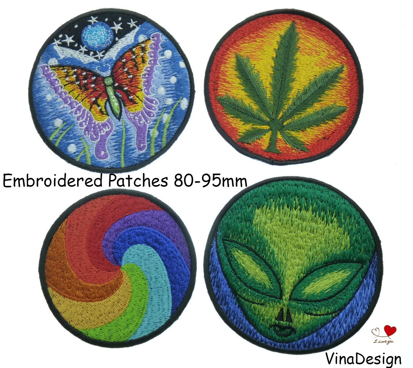 90mm Patch Sew On Embroidered Patch Fabric Patch Sewing | Etsy