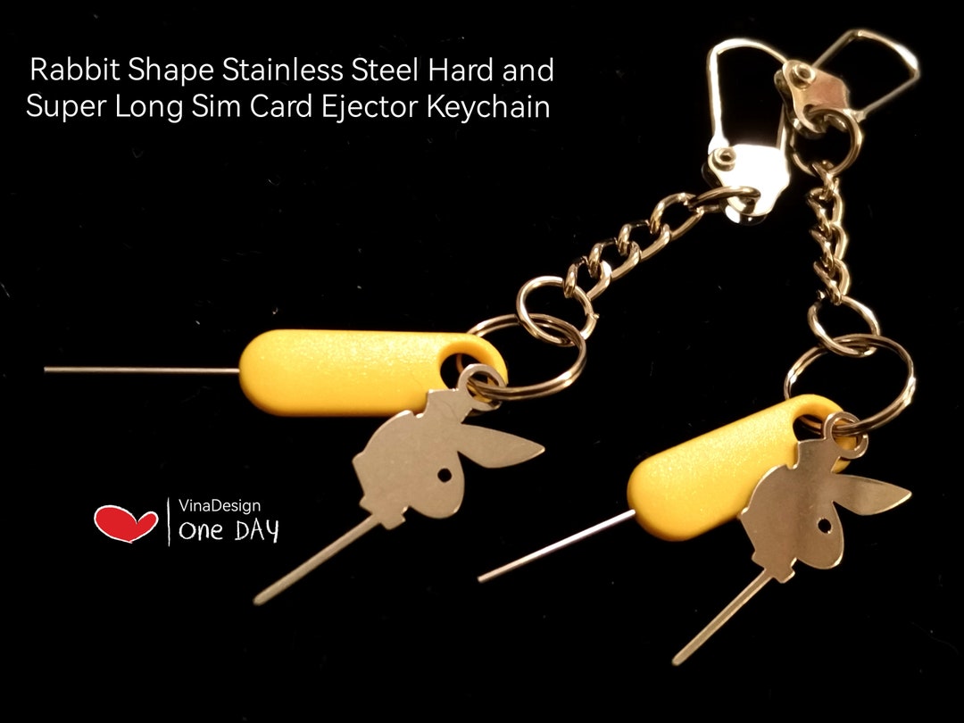 Rabbit Shape Stainless Steel Hard and Super Long Sim Card Opener ...