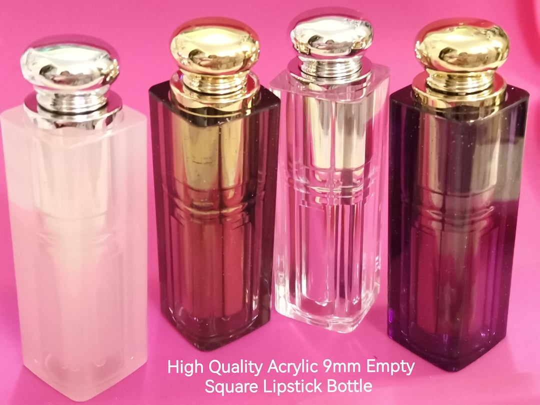9mm Empty Square Lipstick Tube Pink Square Lipstick Bottle Purple ...
