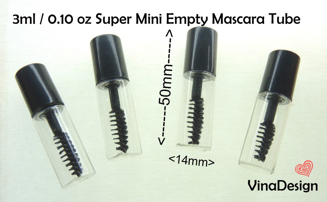 3ml Mini Empty Mascara Tube Eyelasher Serum Container Small Mascara ...