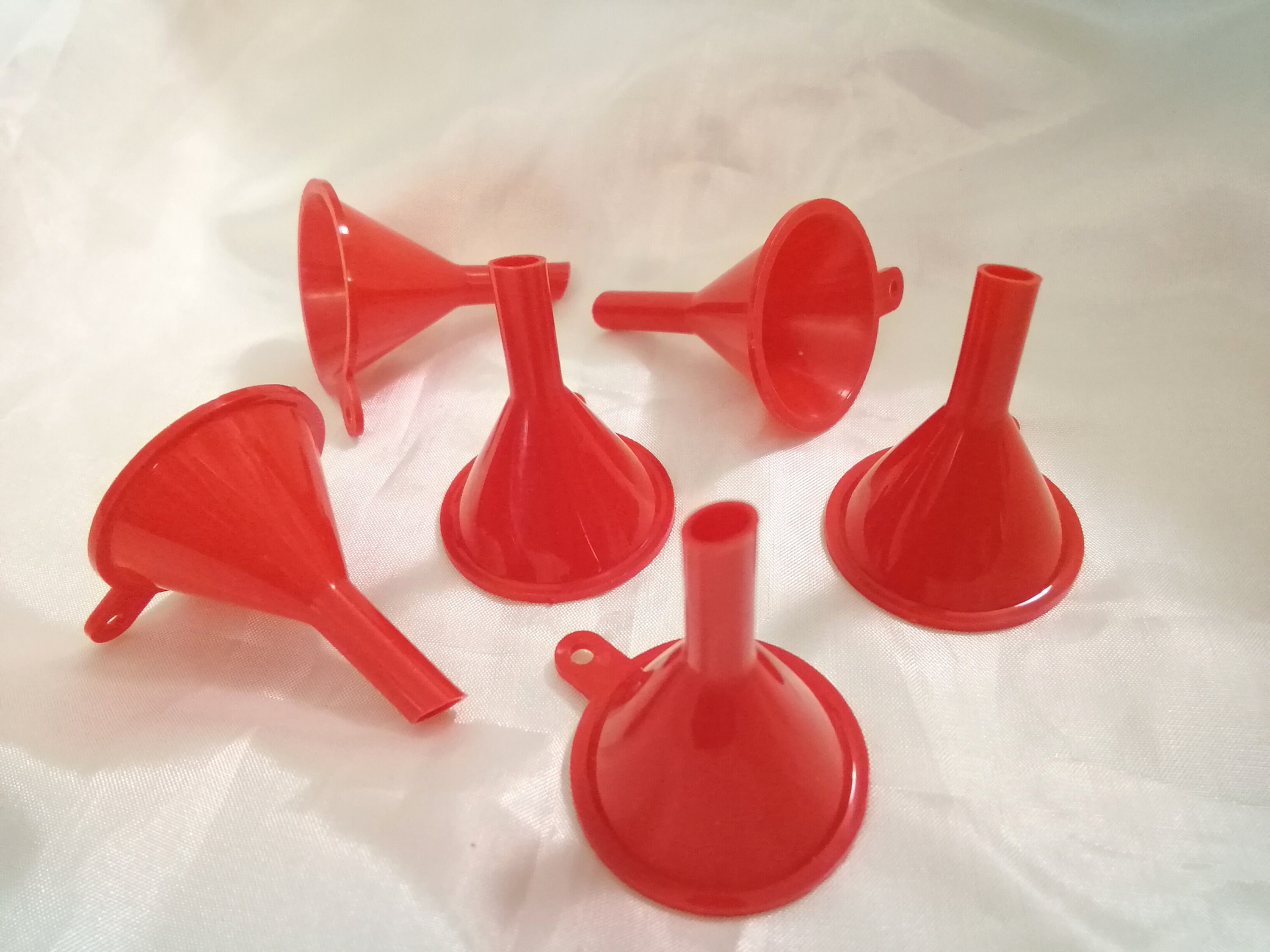 3pc Mini Plastic Red Funnel Plastic Color Funnel Small Perfume | Etsy