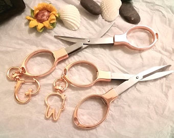 Folding Scissors Keychain - Etsy