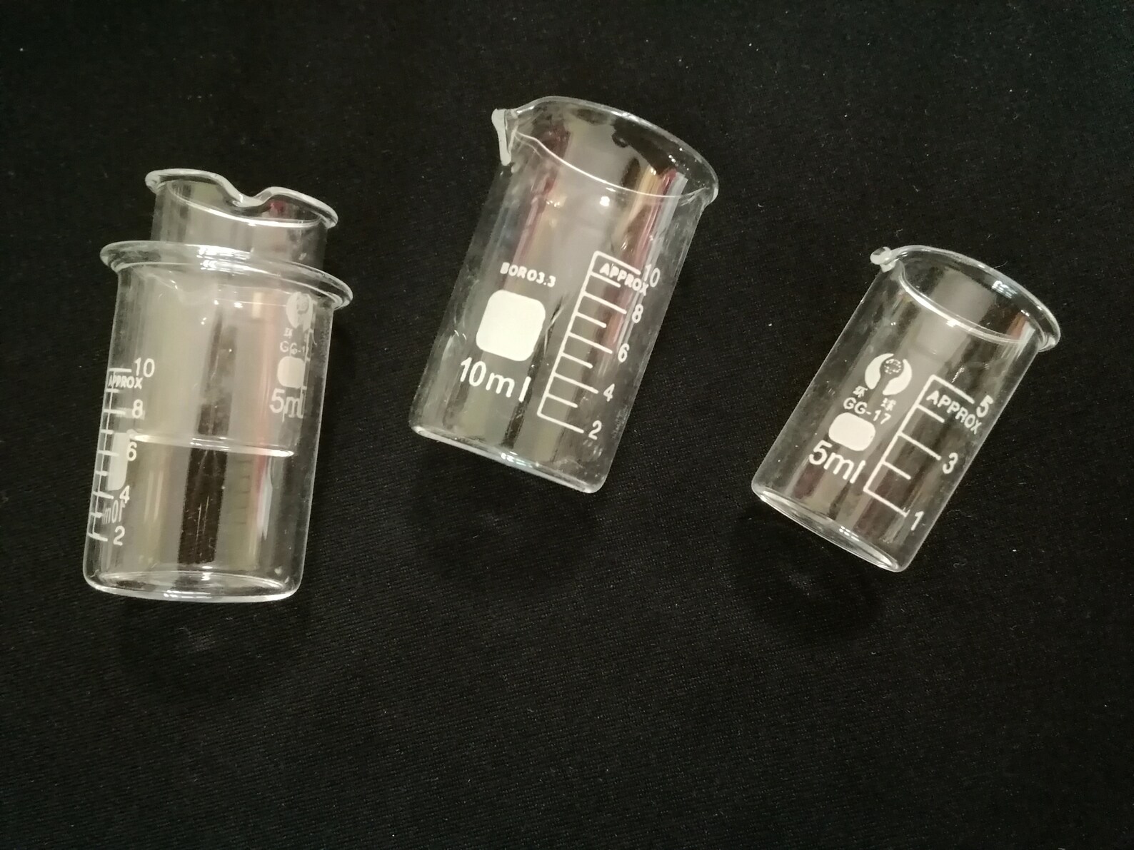 Mini Glass Measuring Cup W/ Glass Rod Set 5ml Measuring Tube - Etsy