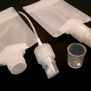 50ml Plastic Spray Bag Slim Spray Bag Liquid Spray Bottle Stylish Clear ...