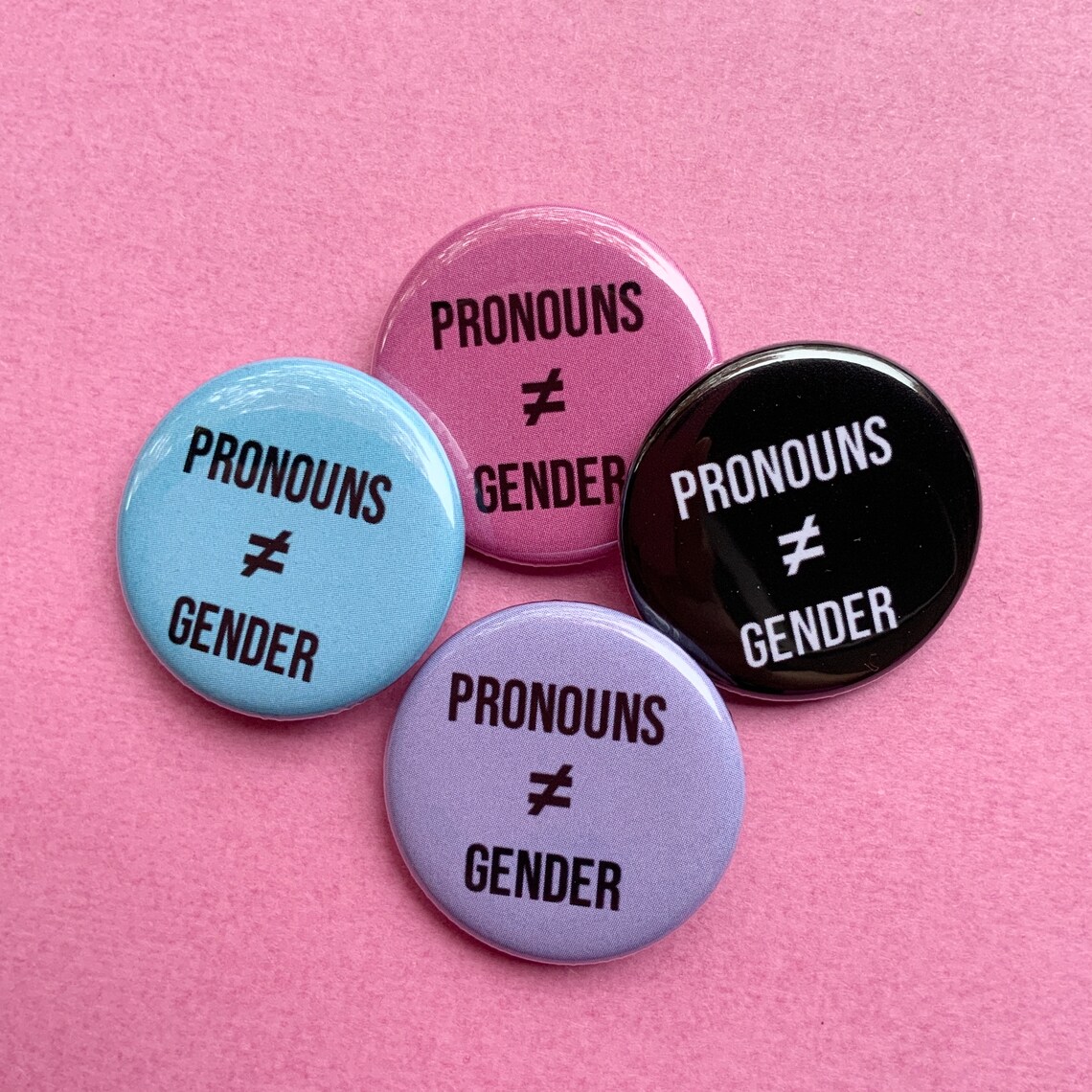 Pronouns Gender Pronouns Dont Equal Gender LGBTQ Pride - Etsy