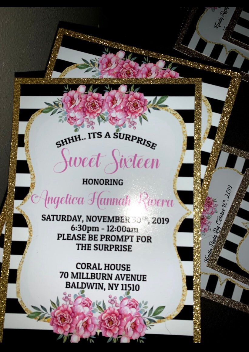 Kate Spade Invite Etsey