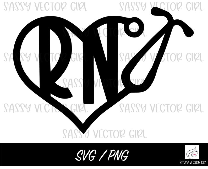 RN Nurse Svg Registered Nurse Cut File Rn Shirt Design - Etsy