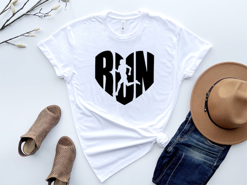 Runner Svg, Run Heart Instant Download, Running PNG, Cut Files for ...