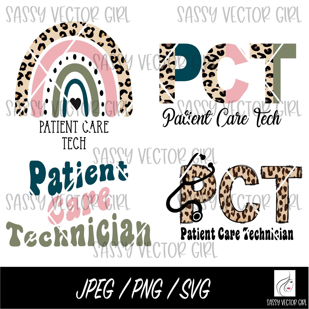 Patient Care Technician PNG Bundle, PCT Png, PCT Png, Patient Care Tech ...