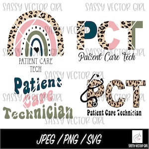 Patient Care Technician PNG Bundle, PCT Png, PCT Png, Patient Care Tech ...