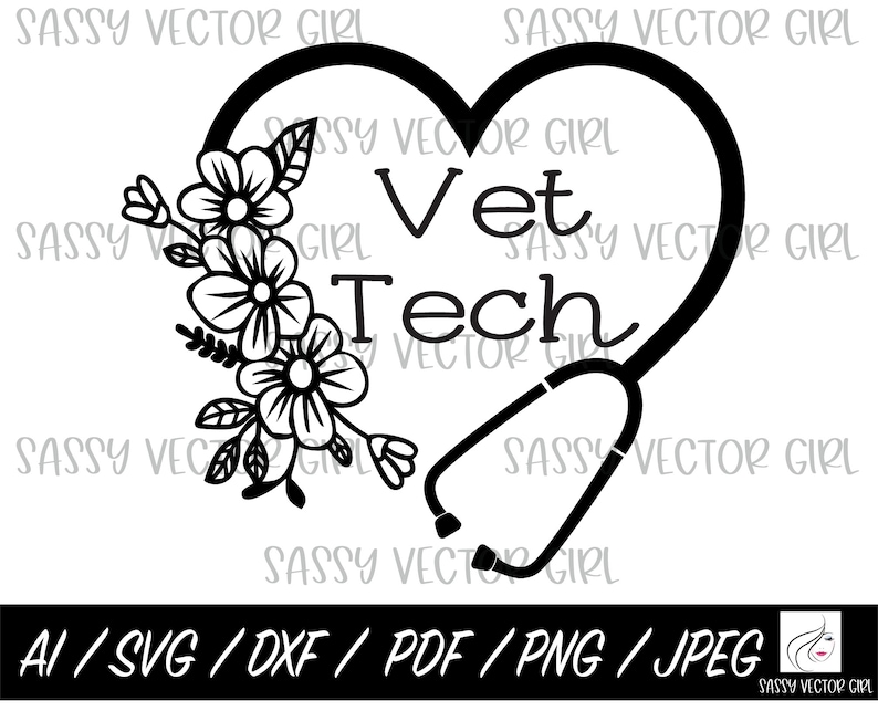 Vet Tech Svg Vet Tech Shirt Svg Veterinary Technician - Etsy