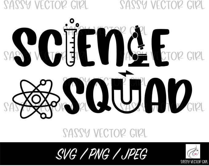 Science Bundle Svg, Science Teacher SVG, Science Clipart Png, Science ...