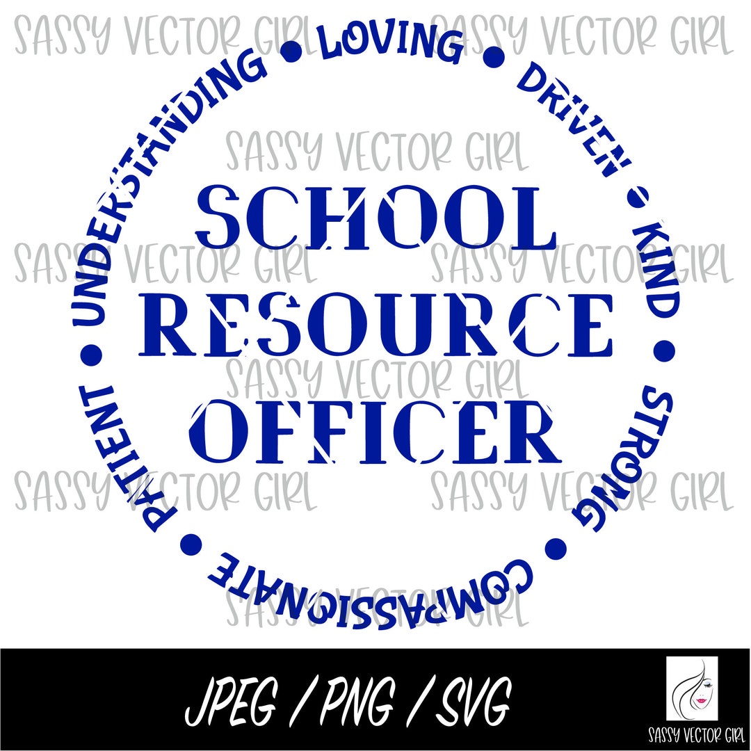 School Resource Officer Png, SRO Svg, Security Png, Security Officer ...