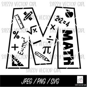 Math SVG, Math Teacher Png, Cut File, Math Shirt Svg, Cut Files, Cricut ...