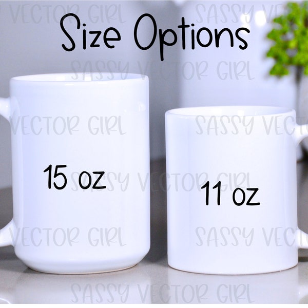 Size Comparison Mockup - Etsy