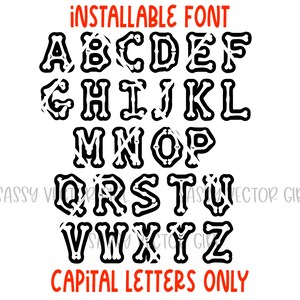 Bones Font Svg, Bones Font Ttf, Skeleton Font Png, Halloween Font ...