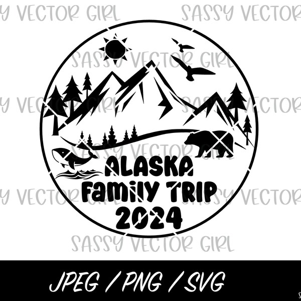 Family Vacation Alaska Svg - Etsy